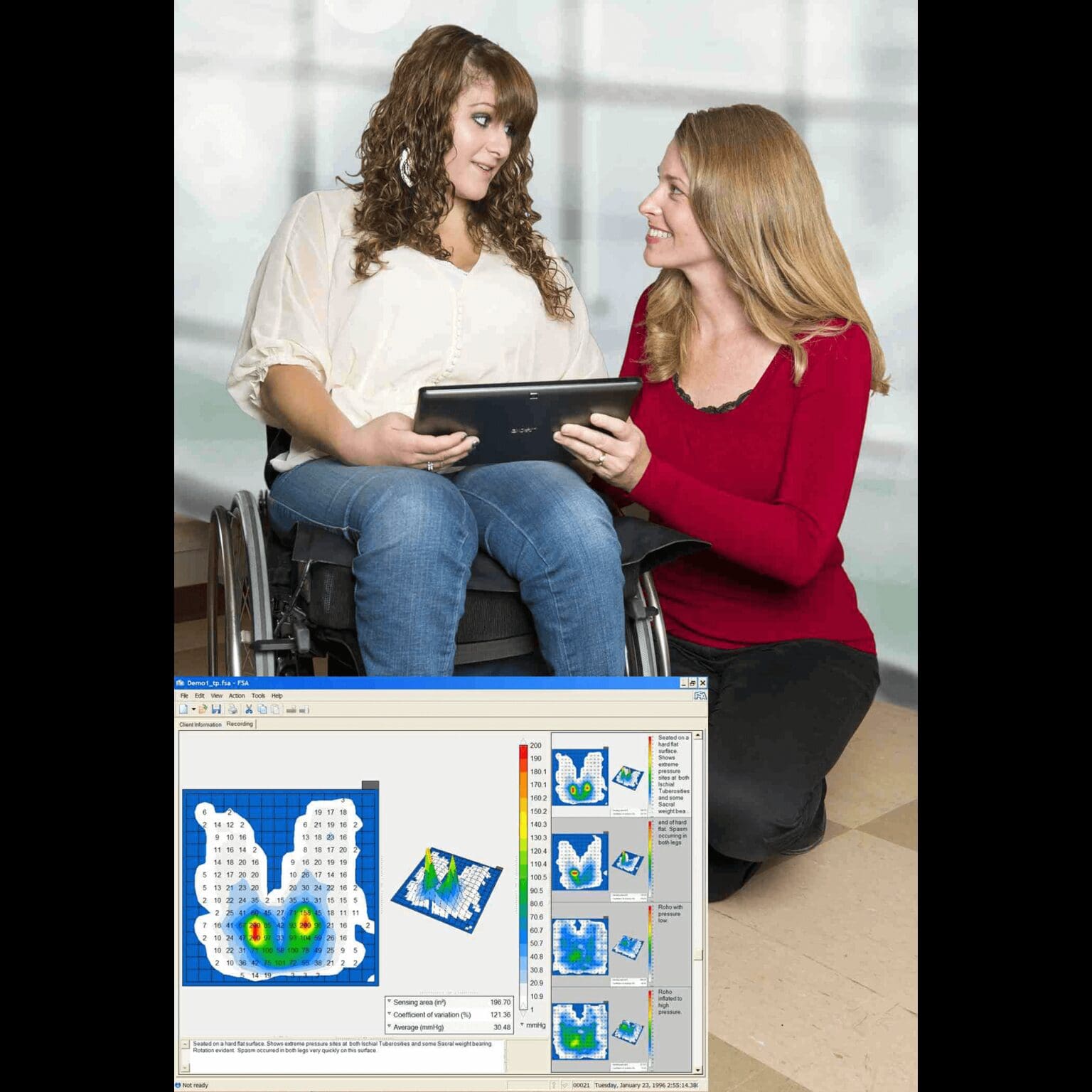 BodiTrak Pro Pressure Mapping System | BES Healthcare - Assistive ...